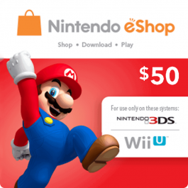 Nintendo eShop $50 - Give the gift of fun with the Nintendo eShop Card
